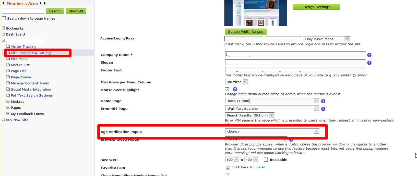 Age Verification I need to have people verify their age on my website ...