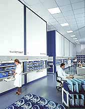 Hanel Rotomat Storage Carousels, Parts Storage