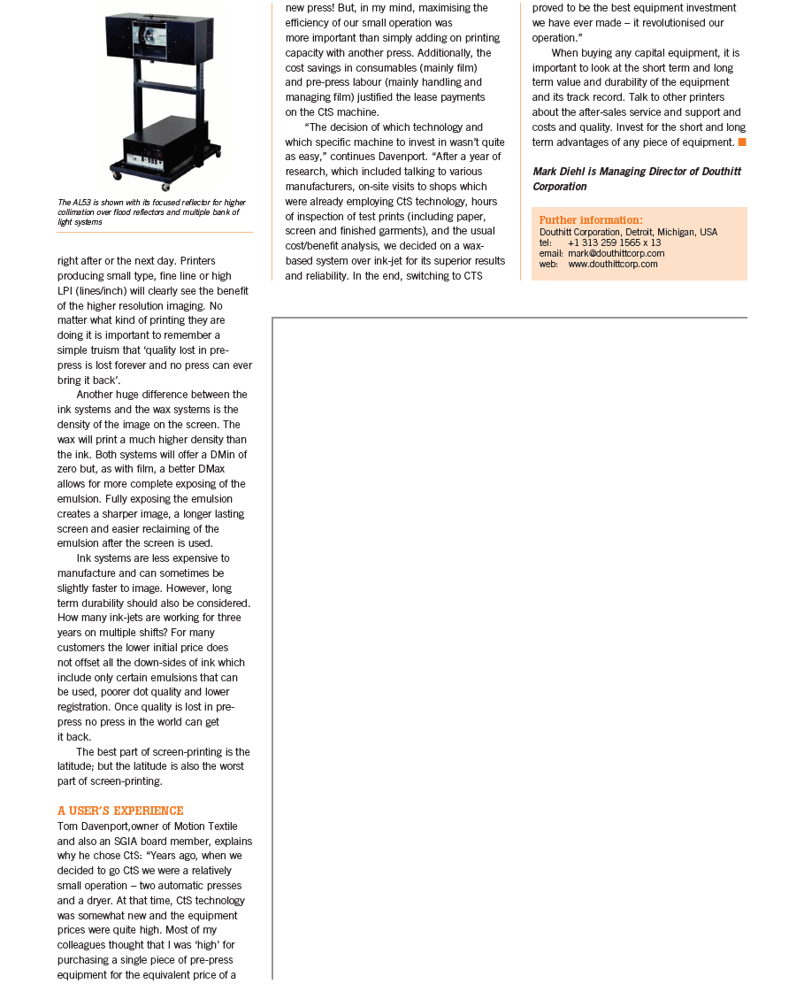 Computer To Screen Imaging - Computer To Screen Printing and Printer ...