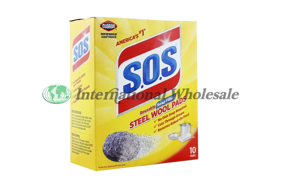 SCRUBBIN SPONGES ASSORTED 18/10 PK, SOAP PADS CLEAN HOME 24/10 PK, SOS ...