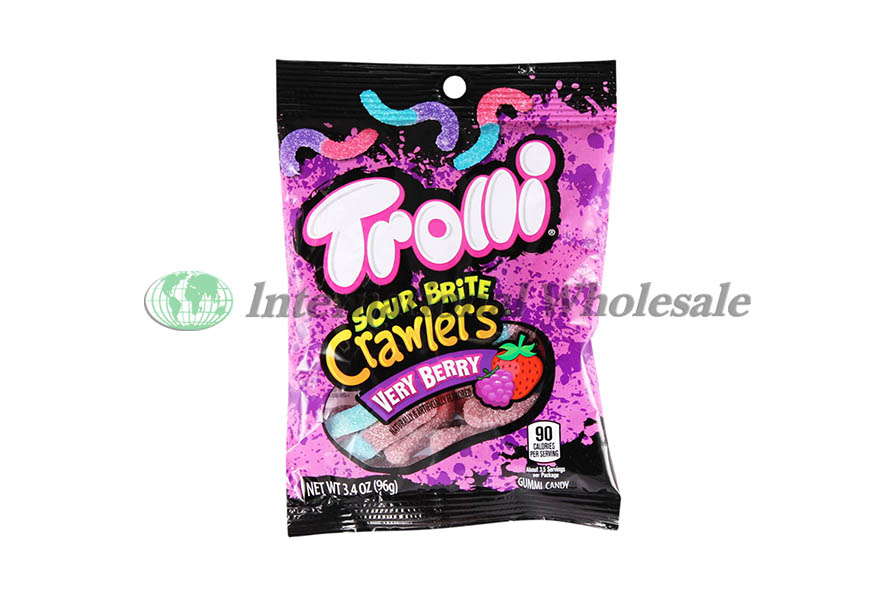 TROLLI SOUR BRITE LLAMAS 12/3 OZ, TROLLI SQUIGGLES 12/3 OZ, TROLLI VERY ...