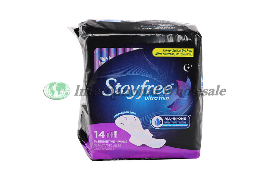 STAYFREE ULTRA THIN OVER NIGHT WITH WINGS 8/14CT, STOOL SOFTENER A&Z ...