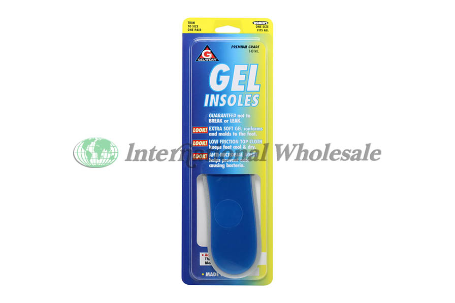 GEL HEEL PADS WOMEN ONE SIZE 60 CT, GEL INSOLE MEN ONE SIZE 24 CT, GEL ...