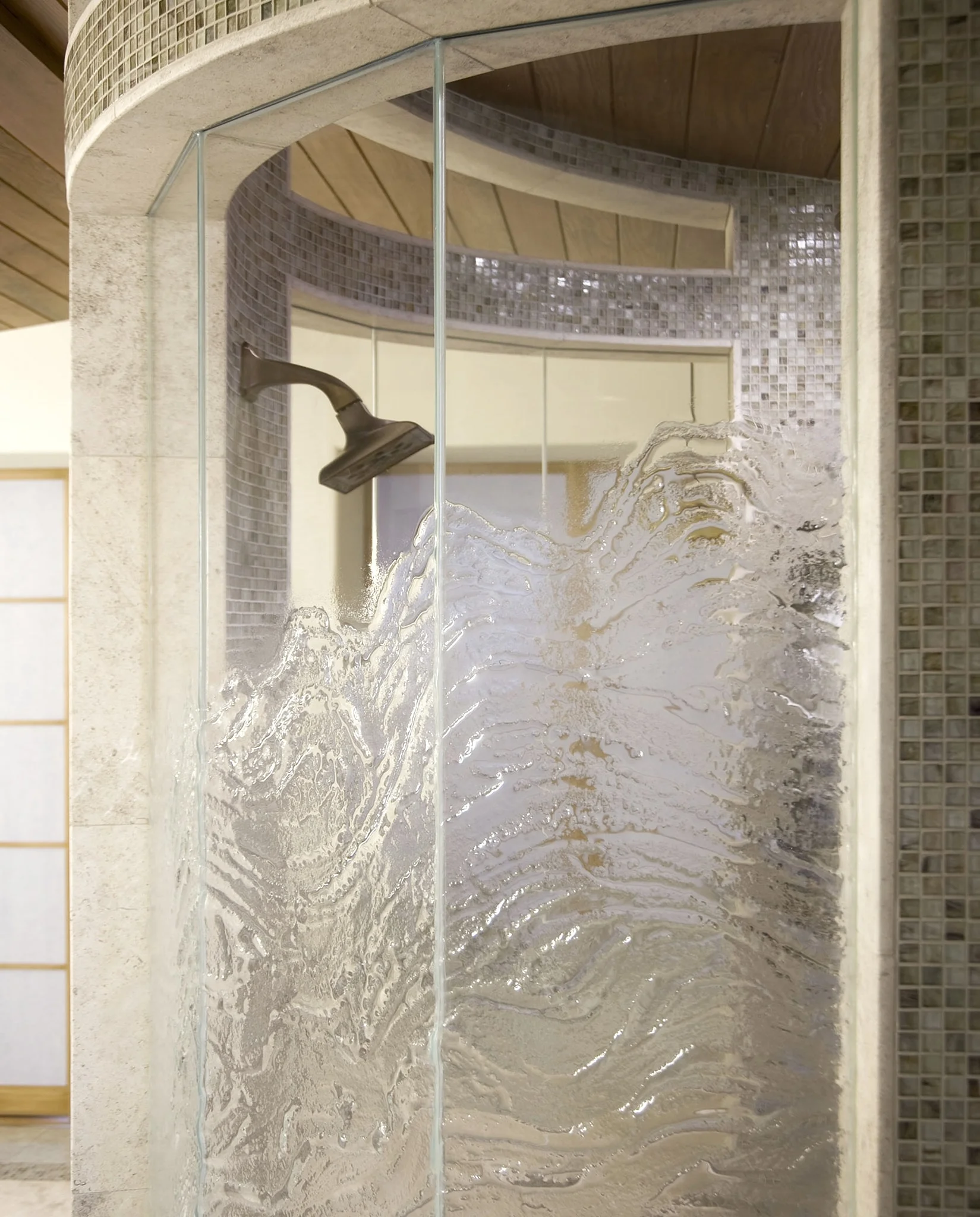 Grass In Glass Shower Door Frameless Glass Installation Continental