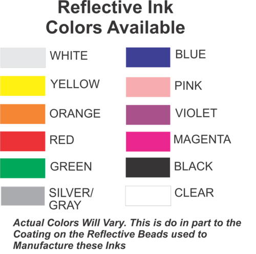 Reflective Screen Printing Inks