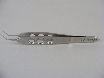 Kelman McPherson Tying Forceps, Angled, Smooth, Wide Handle Tip 7.5mm ...