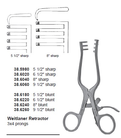 Weitlaner Retr 9 1/2" sharp 3x4