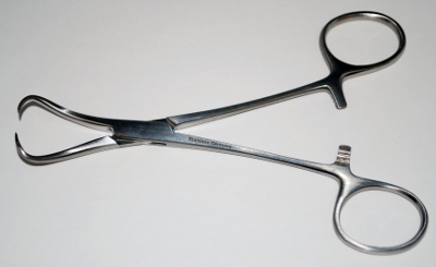 FOERSTER SPONGE FORCEPS 9.5" STRAIGHT SERRATED, Backhaus Towel Forceps ...