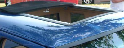 35" x 40" Two Fold Sliding Ragtop Sunroof