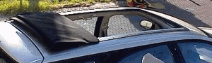 35" x 40" Two Fold Sliding Ragtop Sunroof
